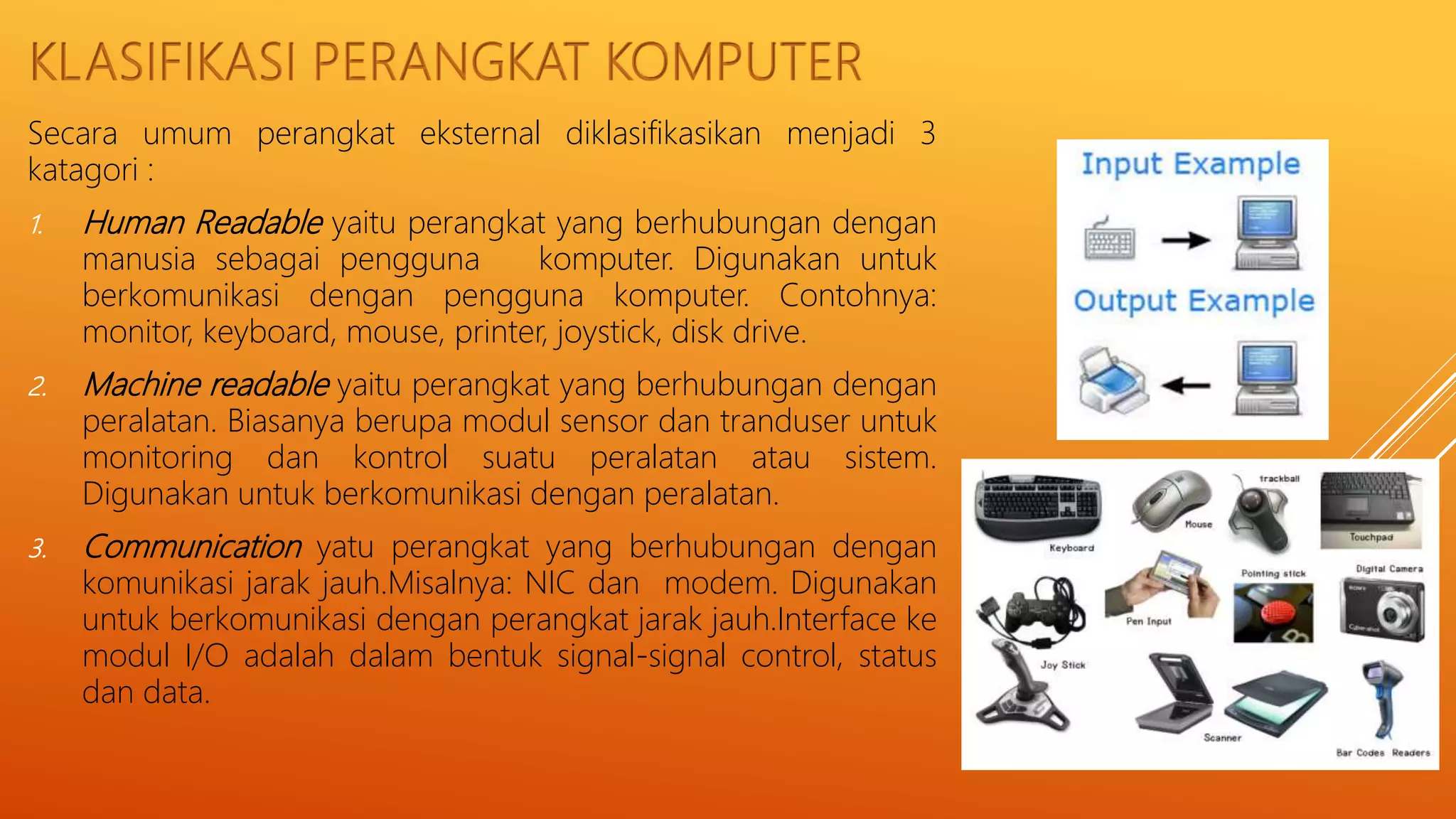 Peripheral eksternal komputer | PPSX