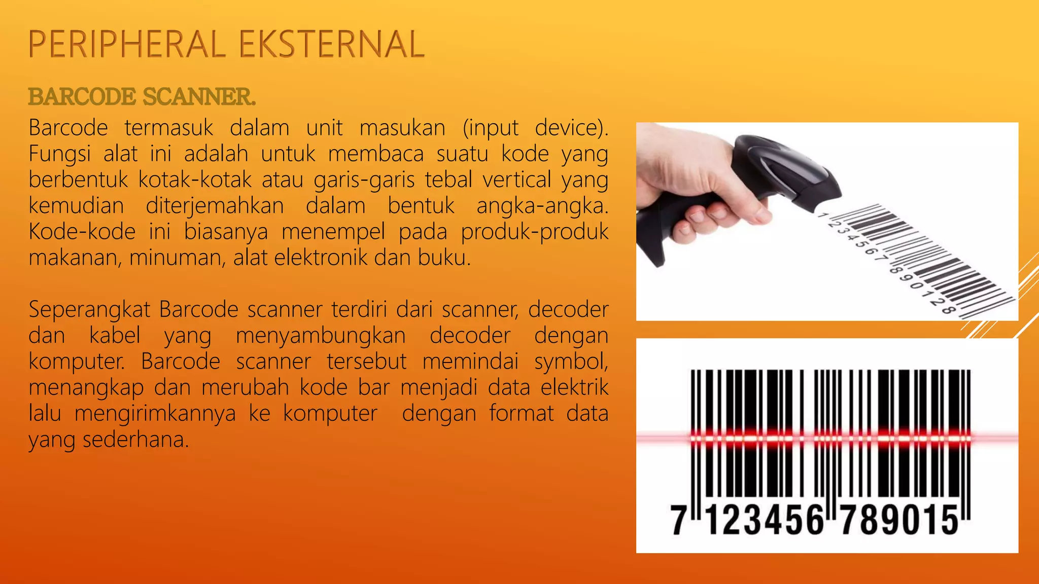 Peripheral eksternal komputer | PPSX