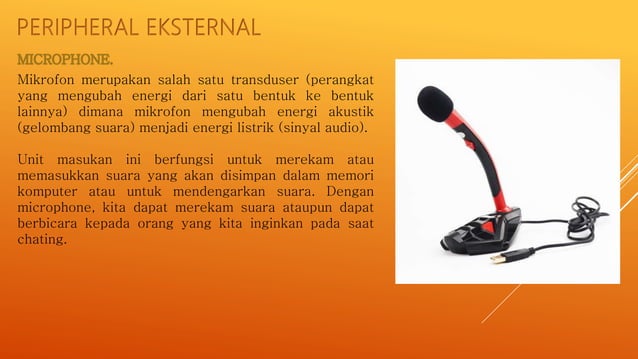 Peripheral eksternal komputer | PPT