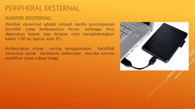 Peripheral eksternal komputer | PPT