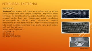 Peripheral eksternal komputer | PPSX