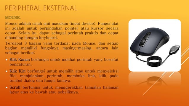 Peripheral eksternal komputer | PPT