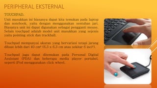 Peripheral eksternal komputer | PPSX