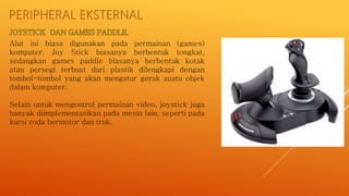 Peripheral eksternal komputer | PPSX