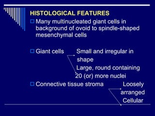 Peripheral giant cell granuloma (giant cell epulis | PPT