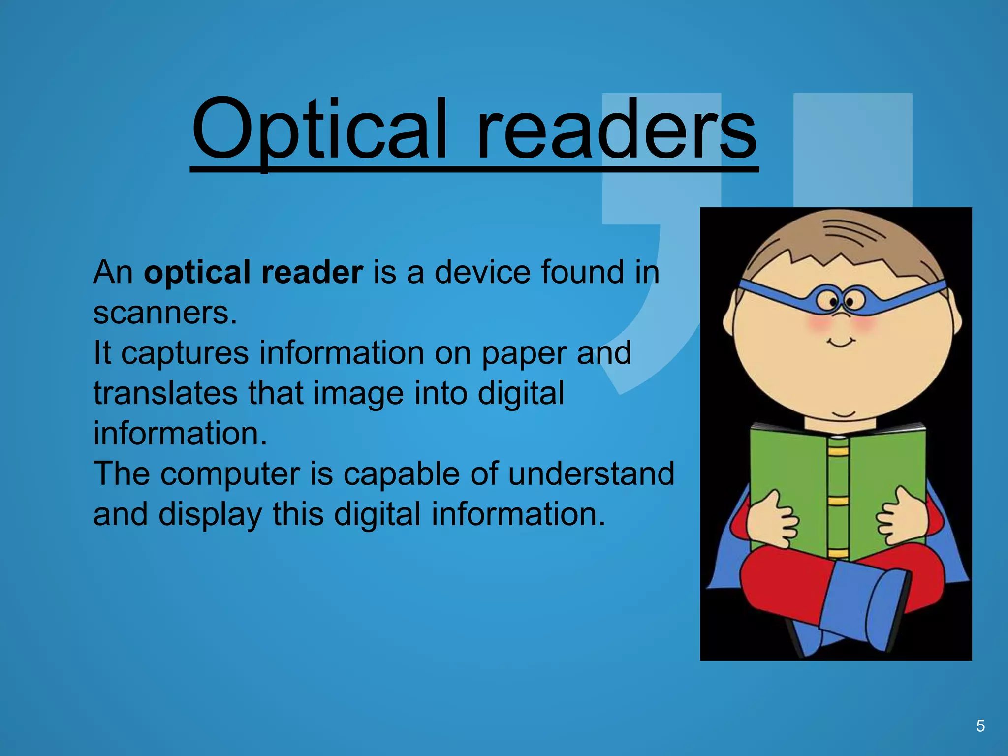 Peripheral inputs | PPTX | Computer Peripherals | Computing
