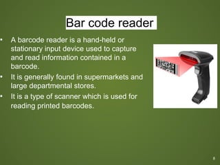Peripheral inputs | PPTX | Computer Peripherals | Computing