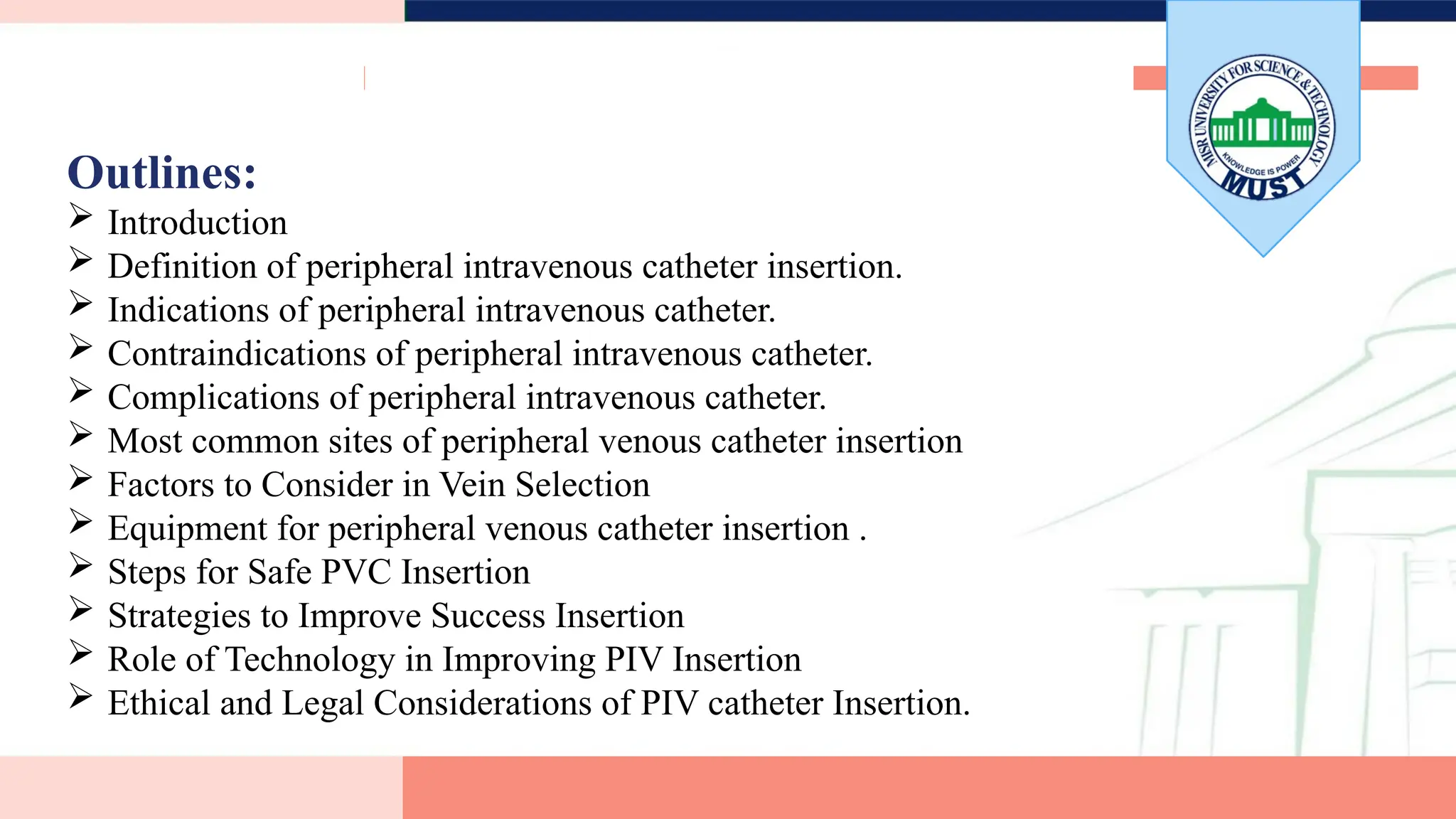 Peripheral intravenous catheter insertion Dr. Zeinab Gamal.pptx