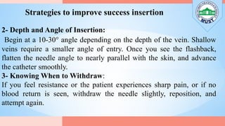 Peripheral intravenous catheter insertion Dr. Zeinab Gamal.pptx