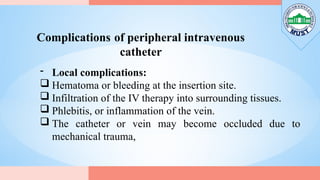 Peripheral intravenous catheter insertion Dr. Zeinab Gamal.pptx