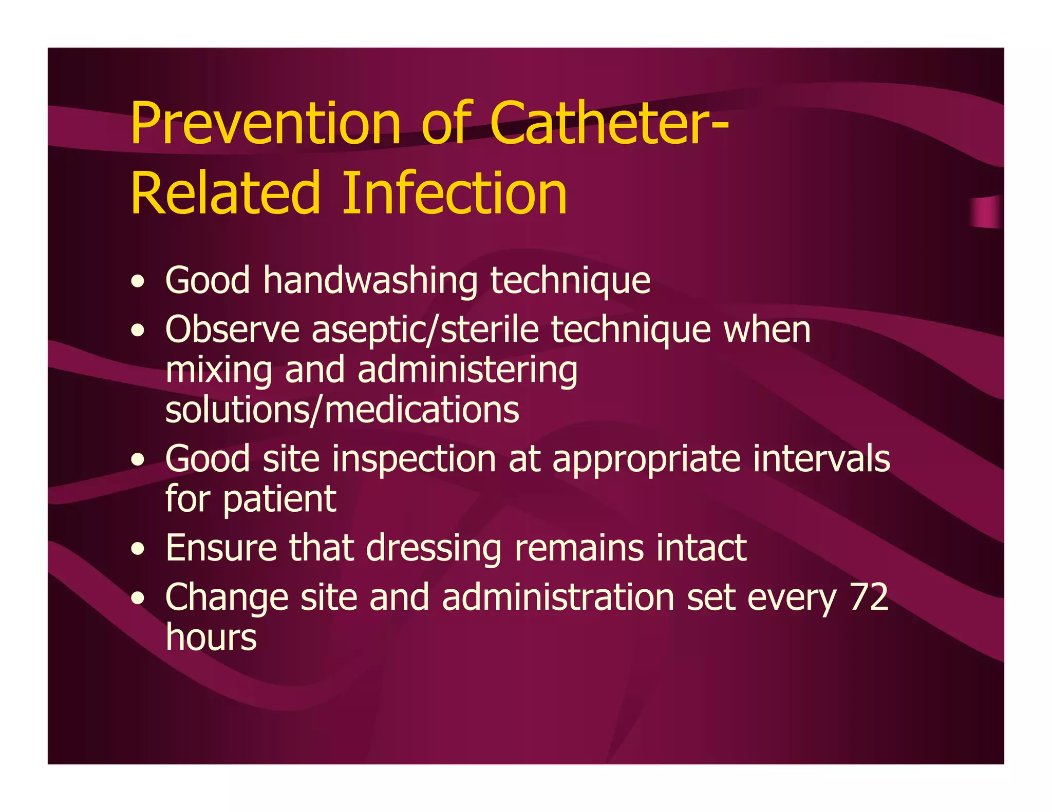 Peripheral IV Therapy | PPT