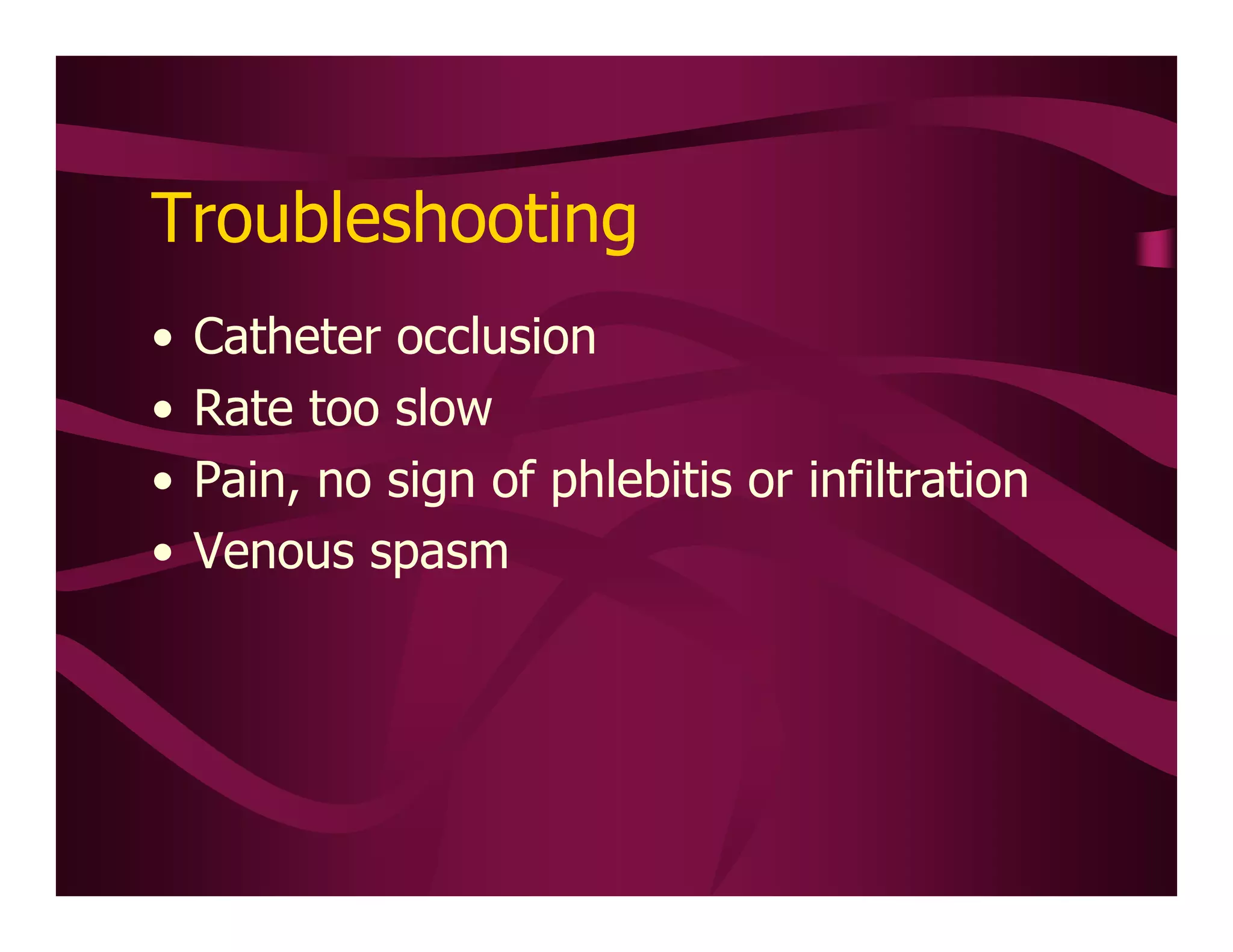 Peripheral IV Therapy | PPT