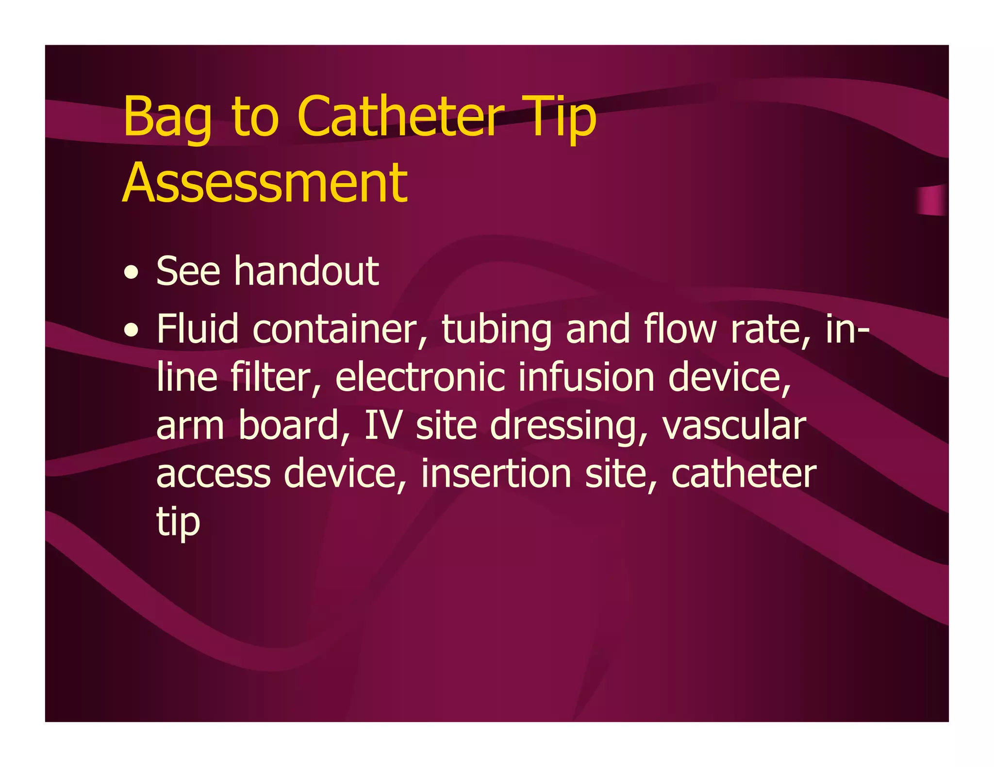 Peripheral IV Therapy | PPT