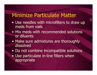 Peripheral IV Therapy | PPT