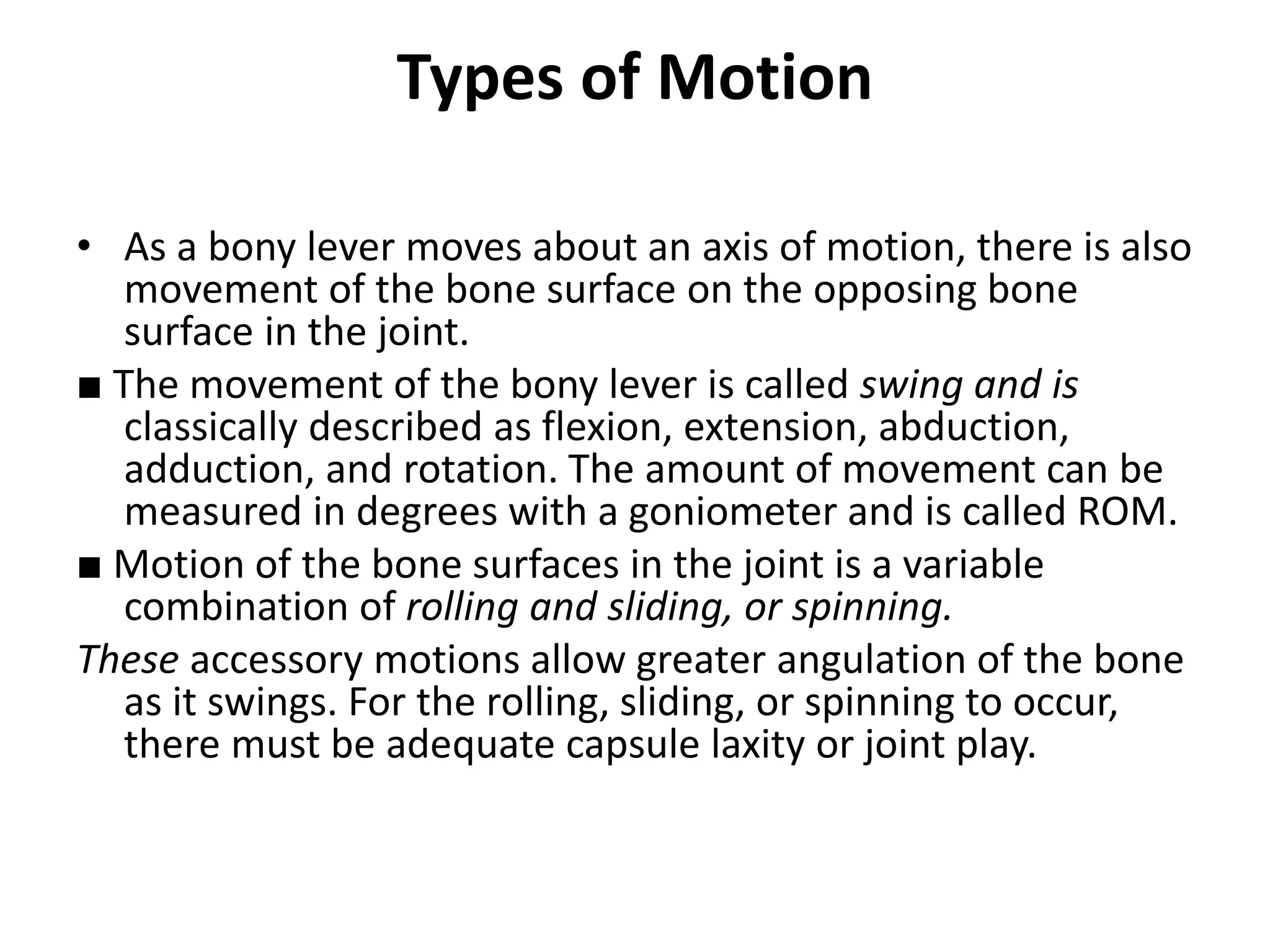 Peripheral joint mobilization | PPTX