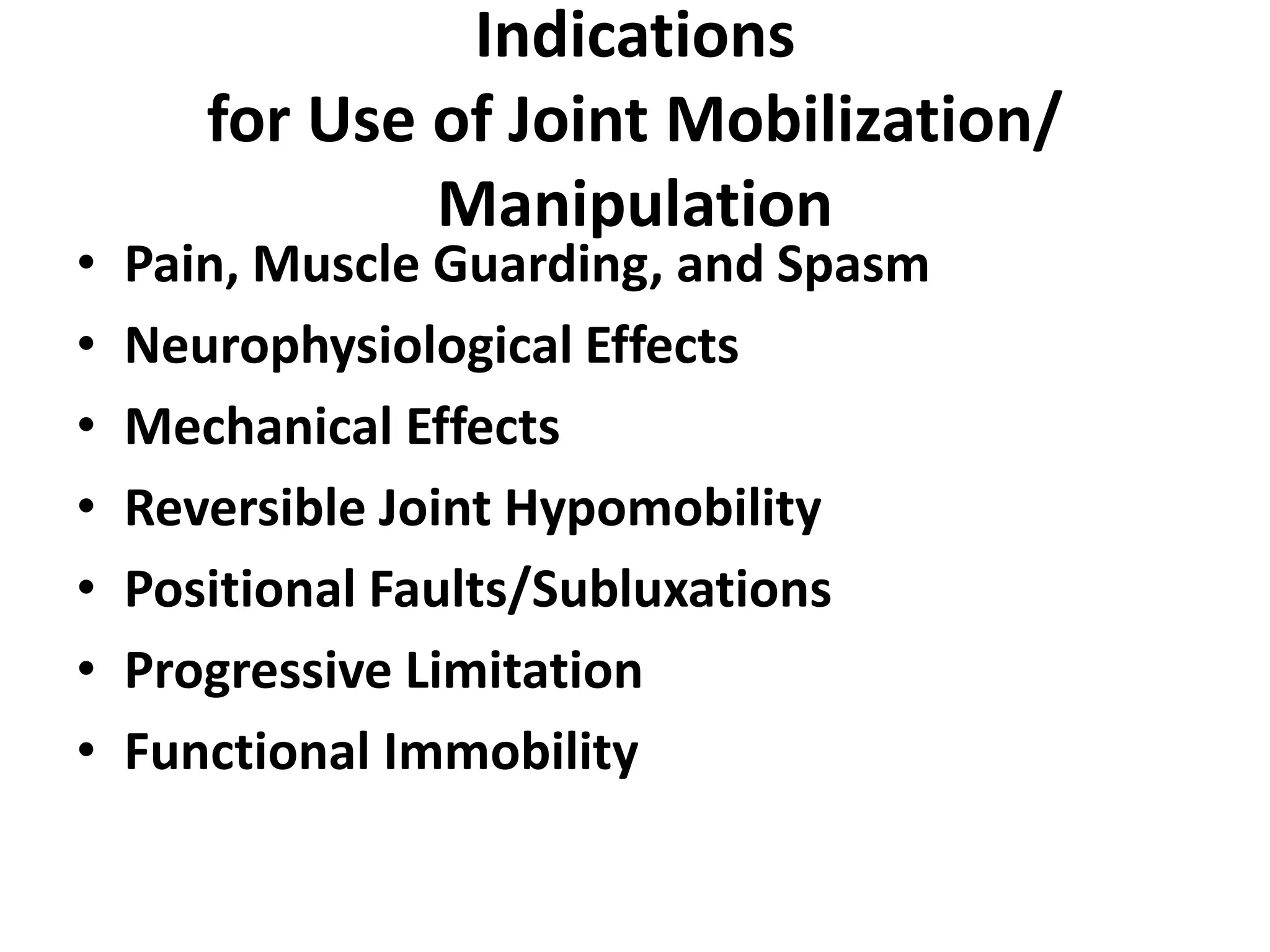 Peripheral joint mobilization | PPTX