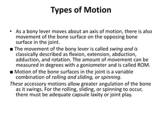 Peripheral joint mobilization | PPTX