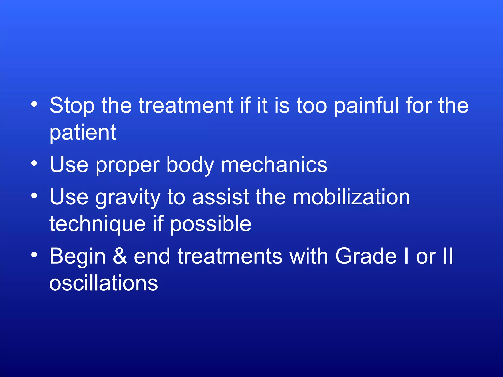 Joint mobilization AmiR | PPT