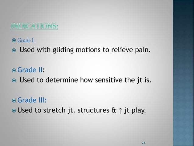 Peripheral joint mobilization & manipulation | PPTX | Physical Therapy ...