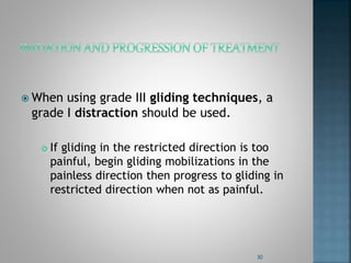 Peripheral joint mobilization & manipulation | PPTX