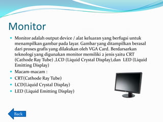 Peripheral komputer | PPTX
