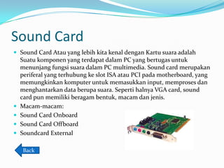 Peripheral komputer | PPTX