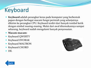 Peripheral komputer | PPTX