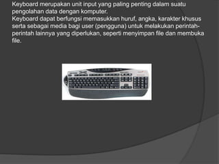 Peripheral komputer | PPTX