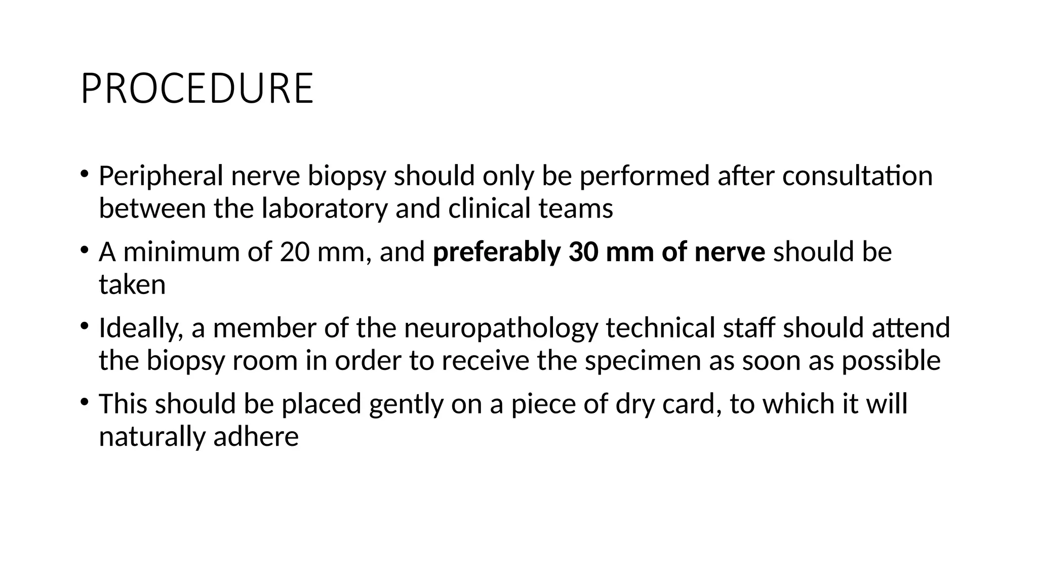 PERIPHERAL NERVE BIOPSY IN PATHOLOGY-BASICS | PPTX