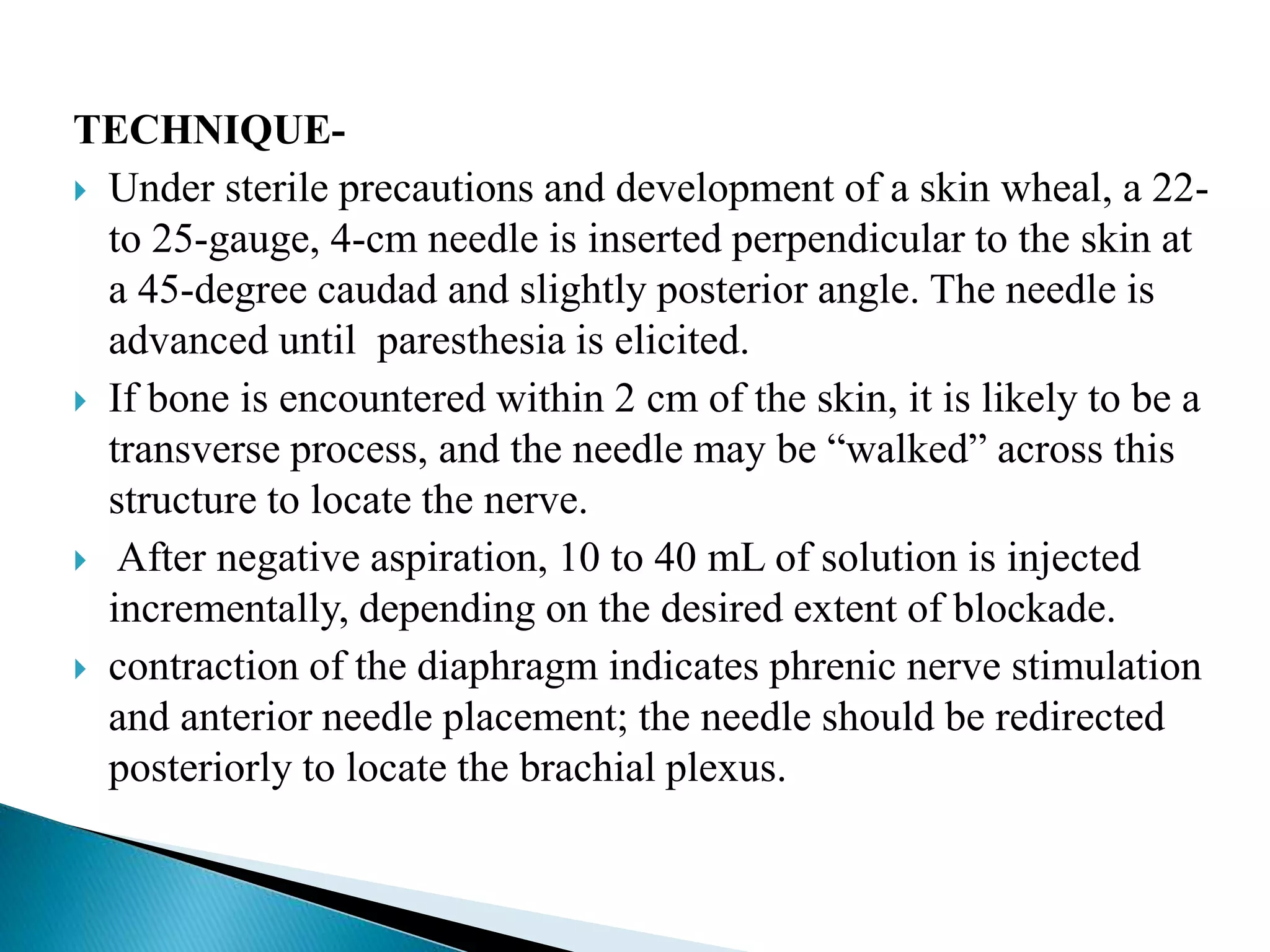 Peripheral nerve blocks | PPTX