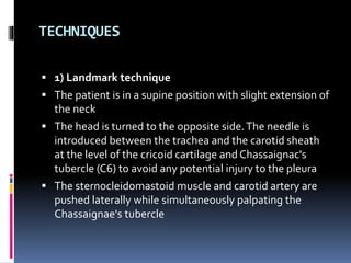 Peripheral nerve blocks | PPTX