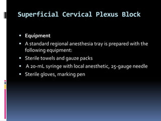Peripheral nerve blocks | PPTX