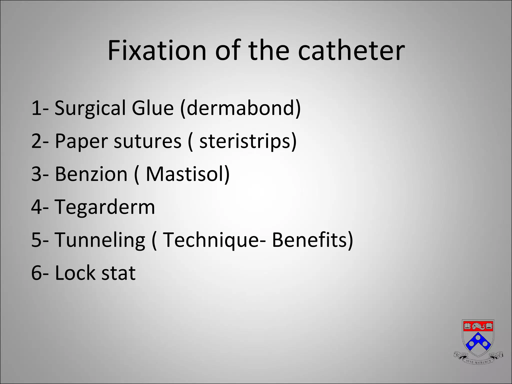 Peripheral Nerve Catheters | PPT