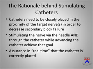 Peripheral Nerve Catheters | PPT