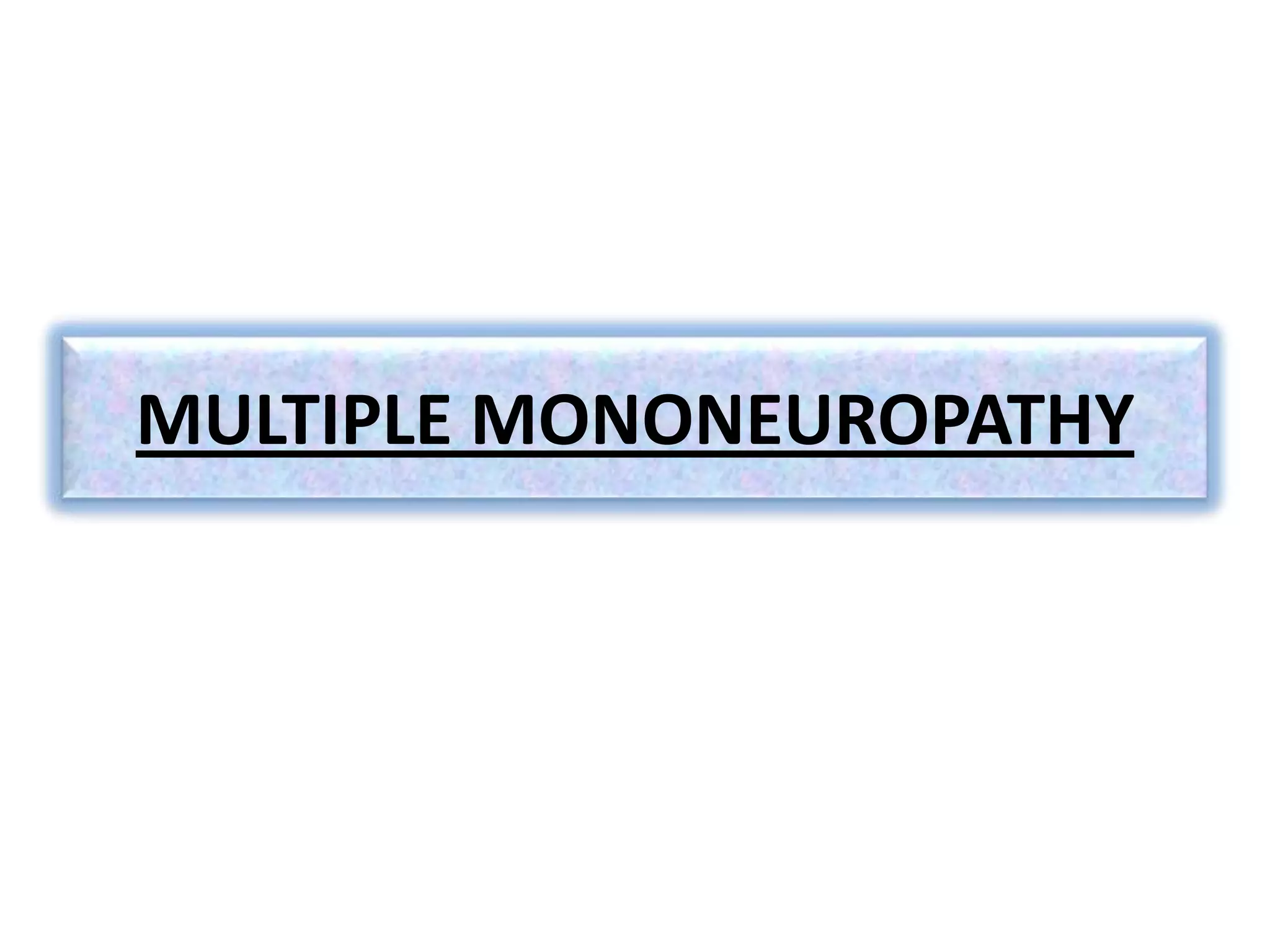 Peripheral nerve disorders | PPTX