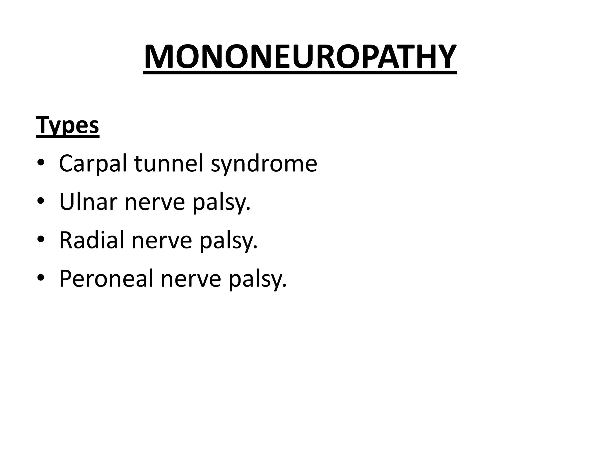 Peripheral nerve disorders | PPTX