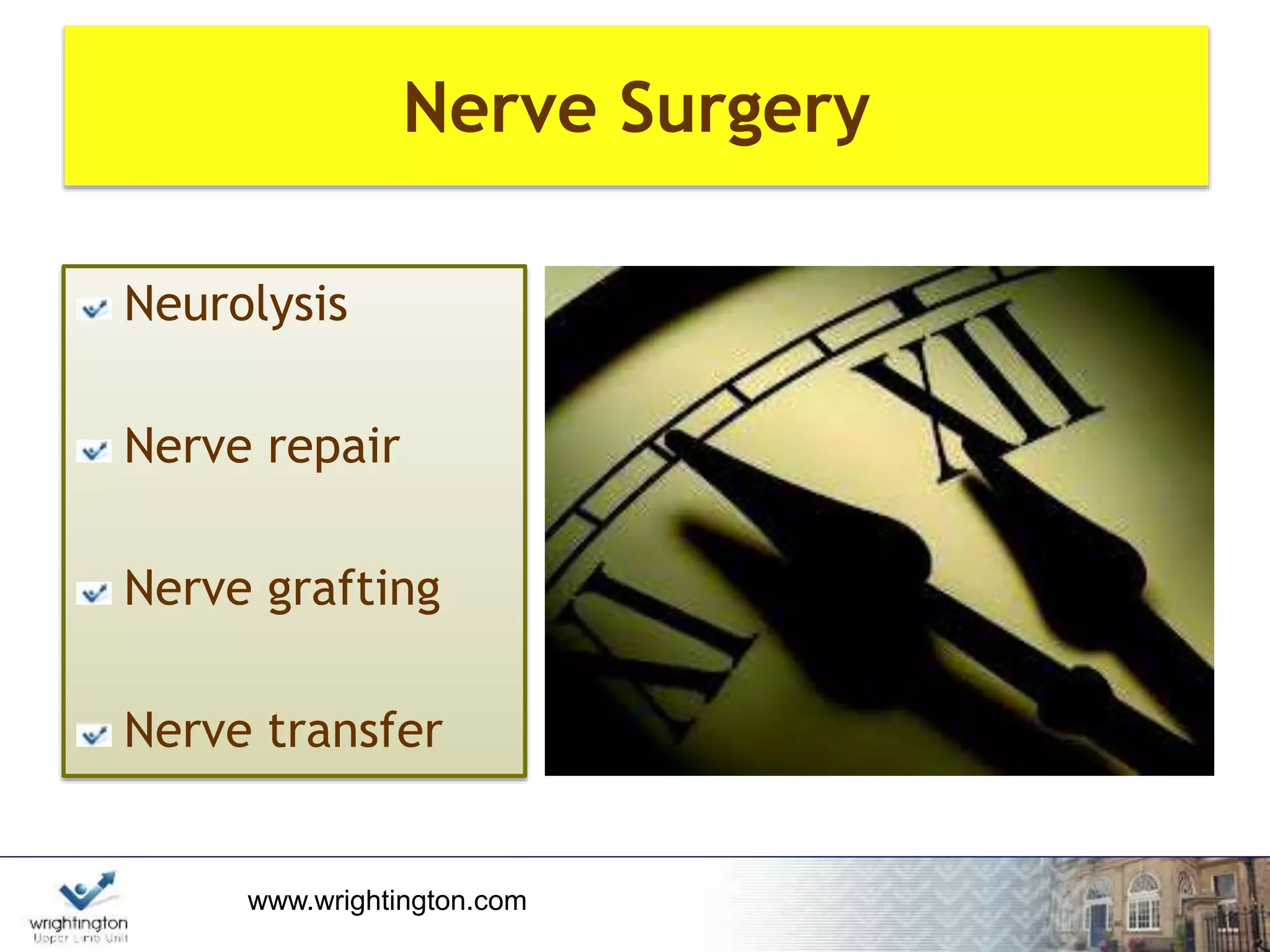 Peripheral nerve injuries | PPTX
