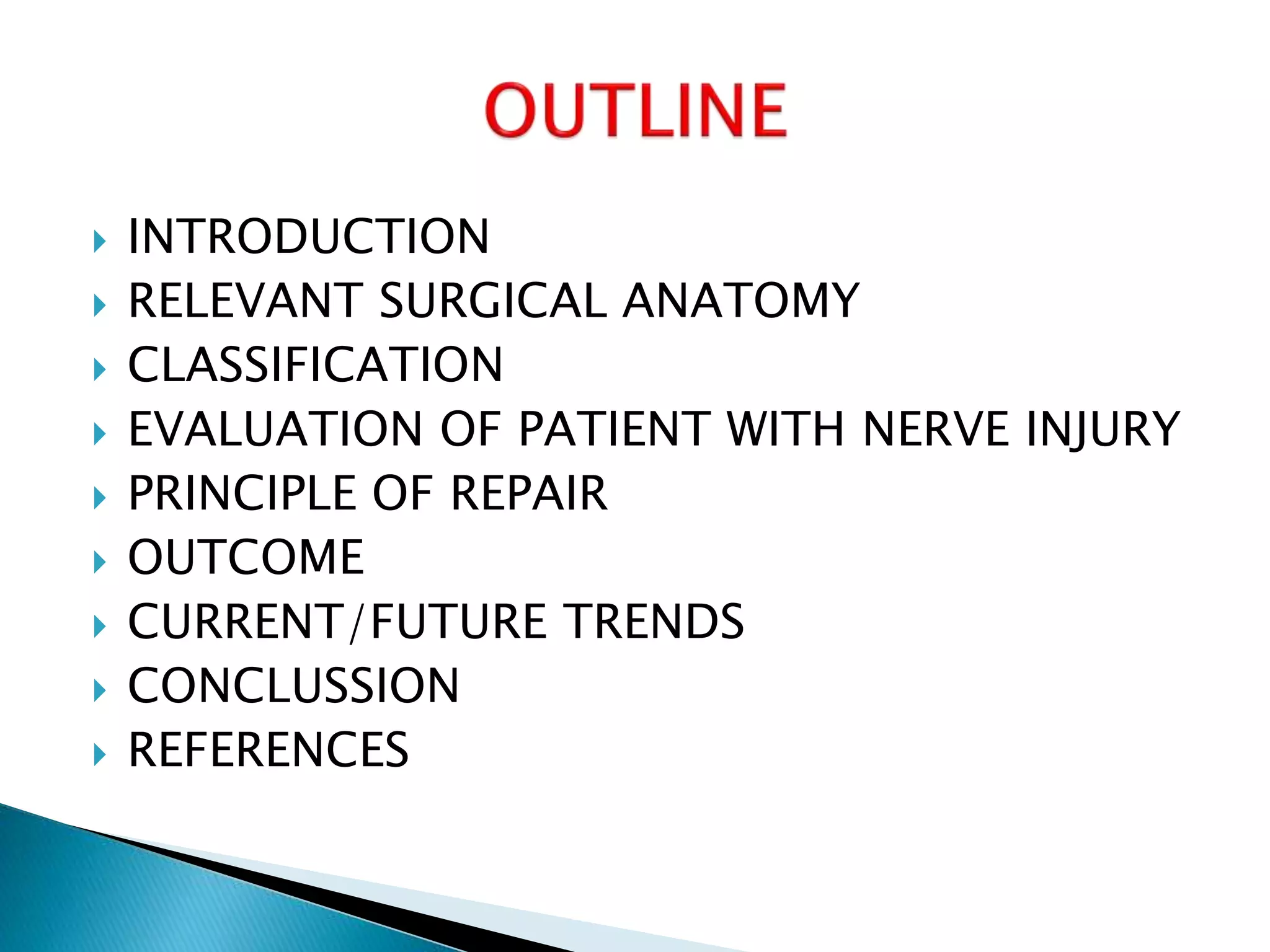 Peripheral nerve injuries | PPTX