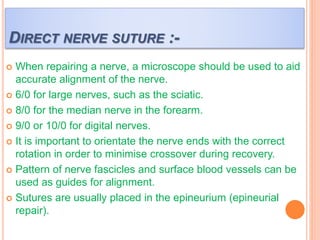 Peripheral nerve injury | PPTX