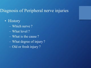 Peripheral nerve injury by dr ashutosh | PPTX