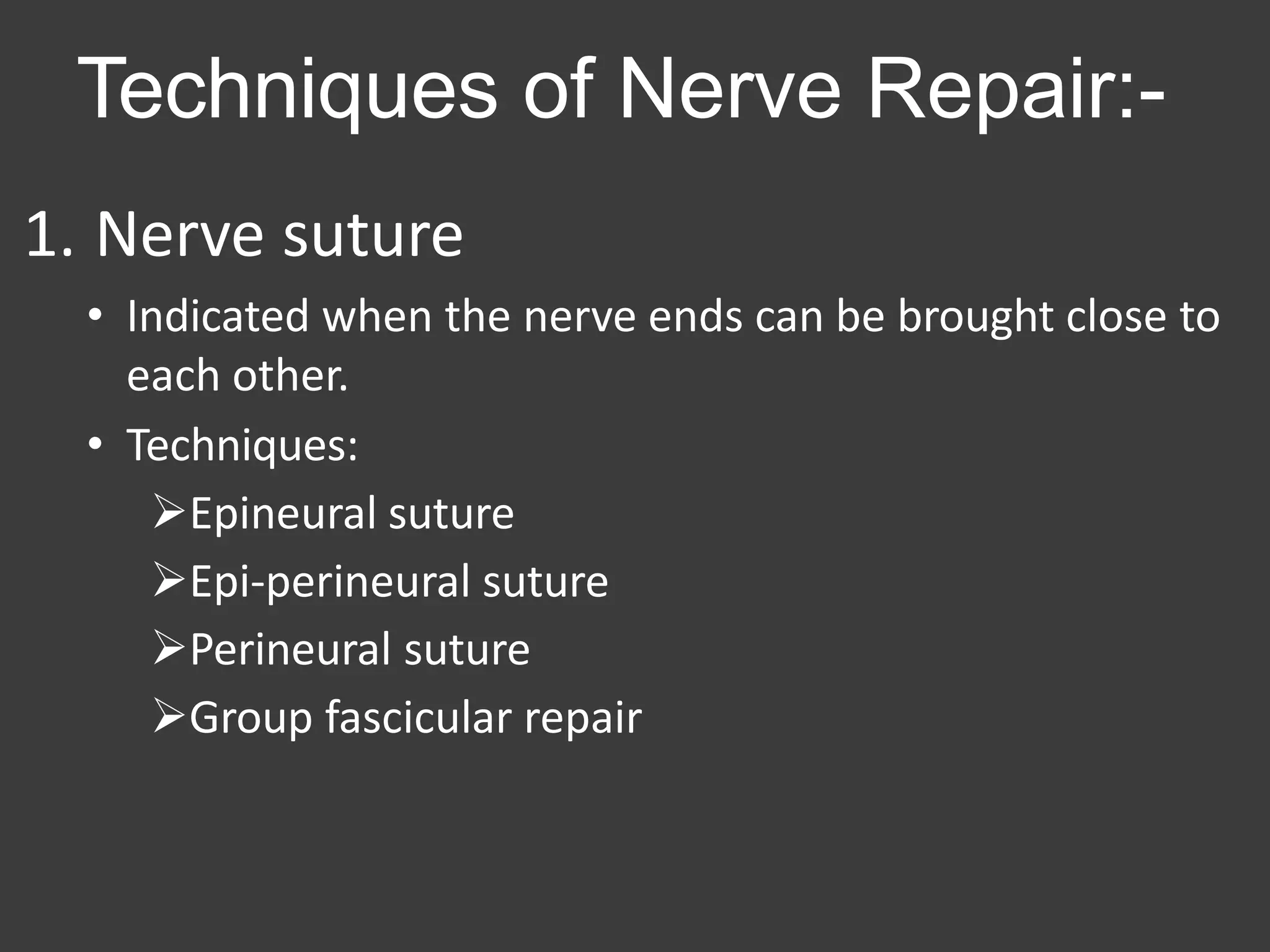 Peripheral Nerve Injury (Part-II) | PPTX