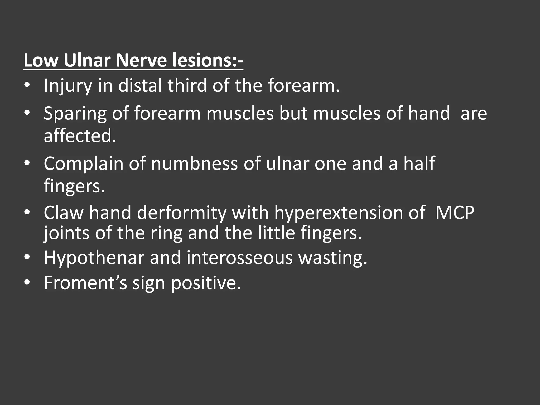 Peripheral Nerve Injury (Part-II) | PPTX