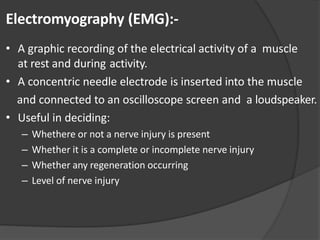 Peripheral Nerve Injury (Part-II) | PPTX