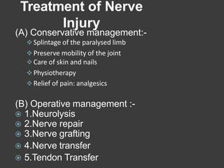 Peripheral Nerve Injury (Part-II) | PPTX