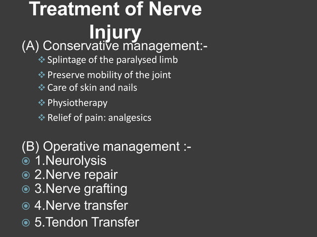 Peripheral Nerve Injury (Part-II) | PPTX