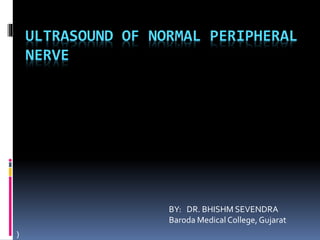 Peripheral nerve ultrasound | PPTX