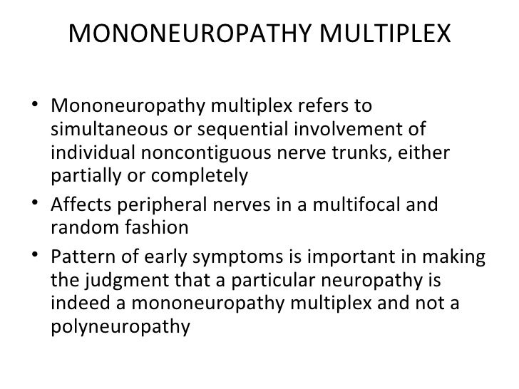 Peripheral Neuropathy - Types