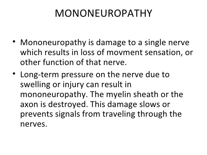 Peripheral Neuropathy - Types