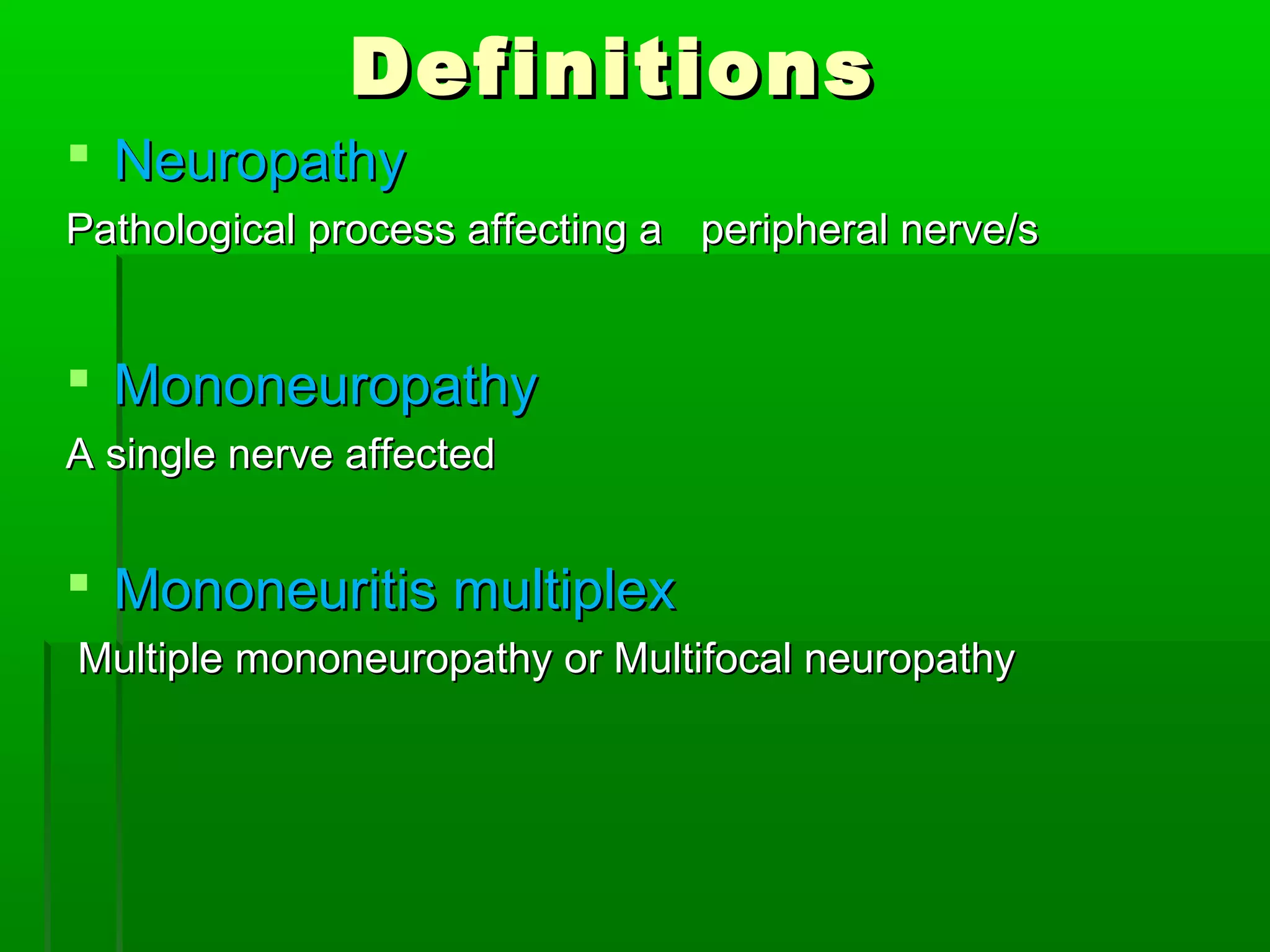 Peripheral neuropathy | PPT