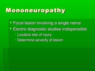 Peripheral neuropathy | PPT